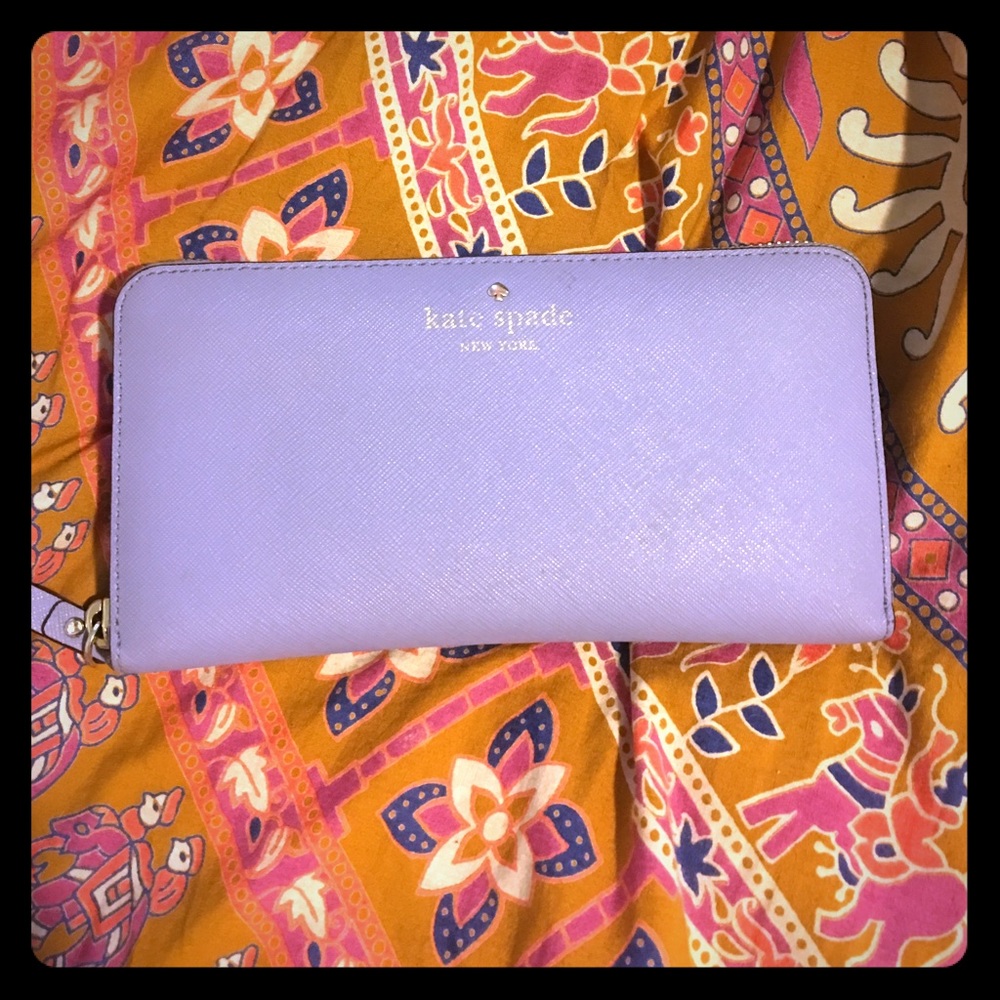 Kate Spade Pastel Purple Wallet - Gem